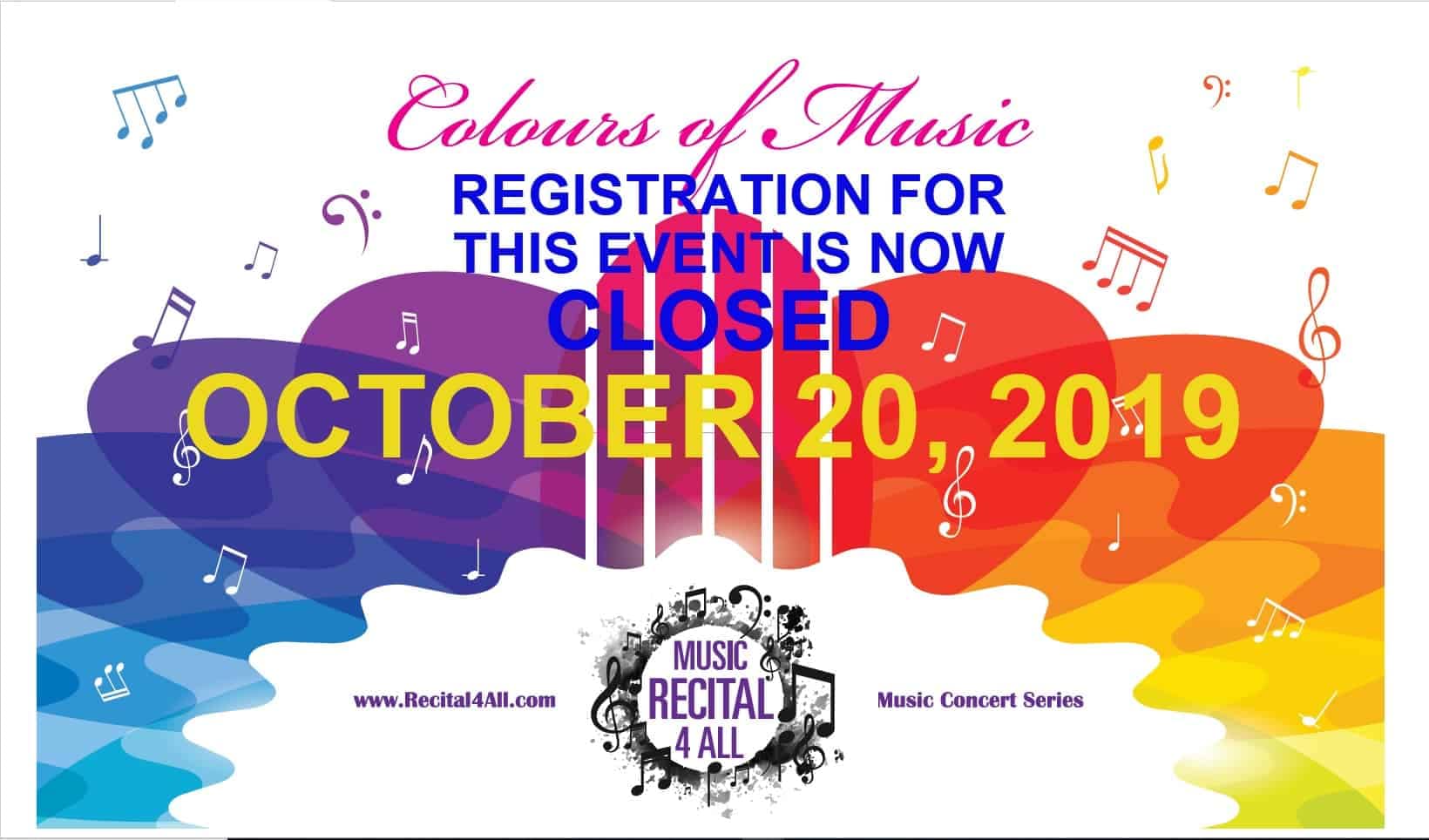 October Recital Registration is now closed! - Recital4ALL